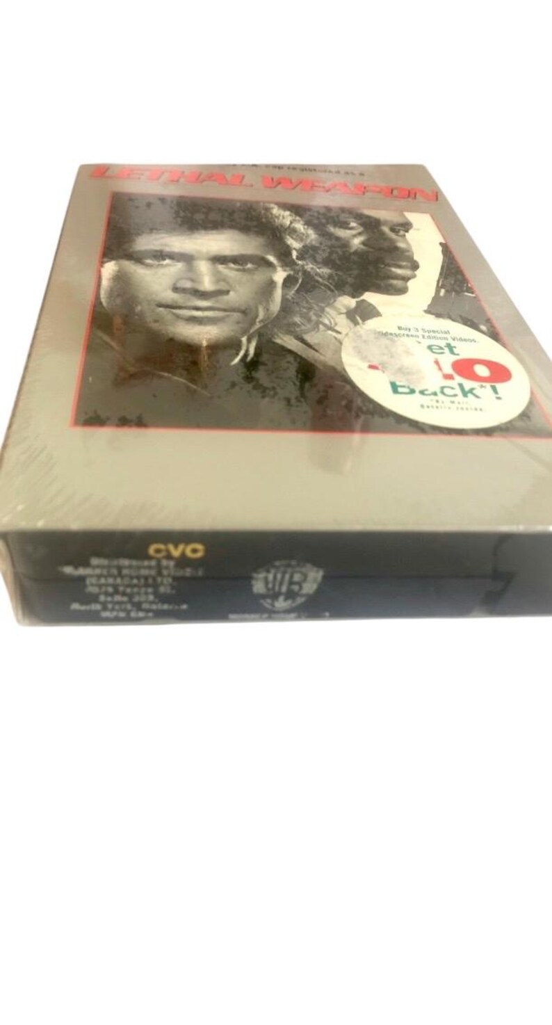 Lethal Weapon Mel Gibson Betamax Vintage VHS Comedy Cult Classic , VHS ...