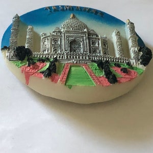 Taj Mahal India 3D Resin Fridge Magnet Souvenir - Etsy
