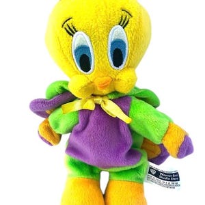 Vintage Tweety Bird Warner Bros. Studio Store , Bean Bag Plush Purple ...