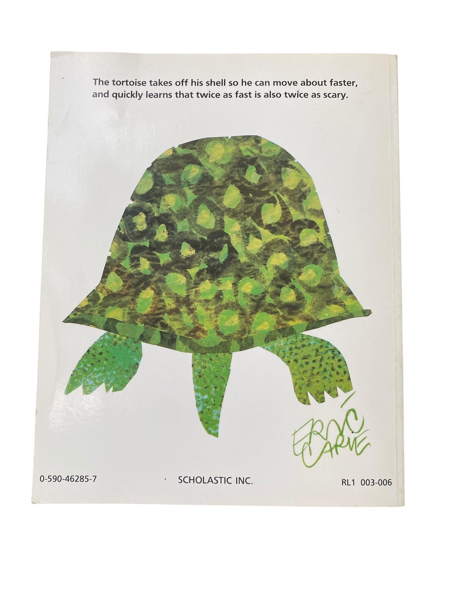 The Foolish Tortoise ~ by Eric Carle ~ Vintage Scholastic Paperback ...