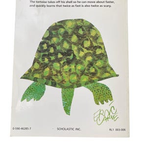 The Foolish Tortoise ~ by Eric Carle ~ Vintage Scholastic Paperback ...