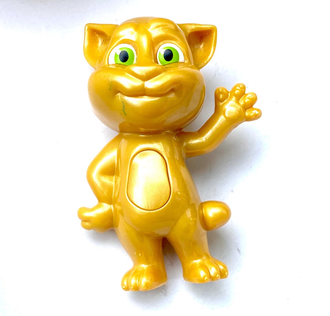 Talking Tom Gold ~ Mcdonald's Toy ~ Rare Find - Etsy