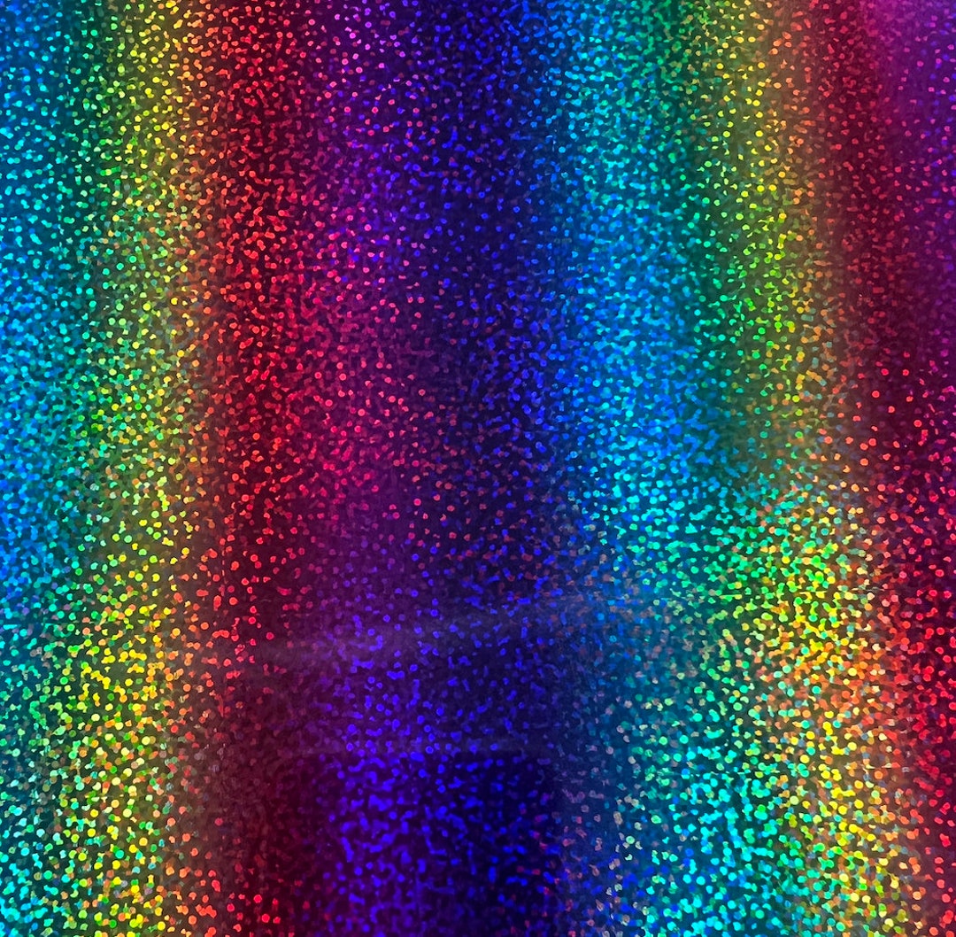 Rainbow Sparkle Holographic Vinyl - Etsy