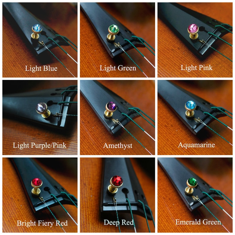Violin Viola Major Bling Fine Tuner Swarovski Crystal - Etsy