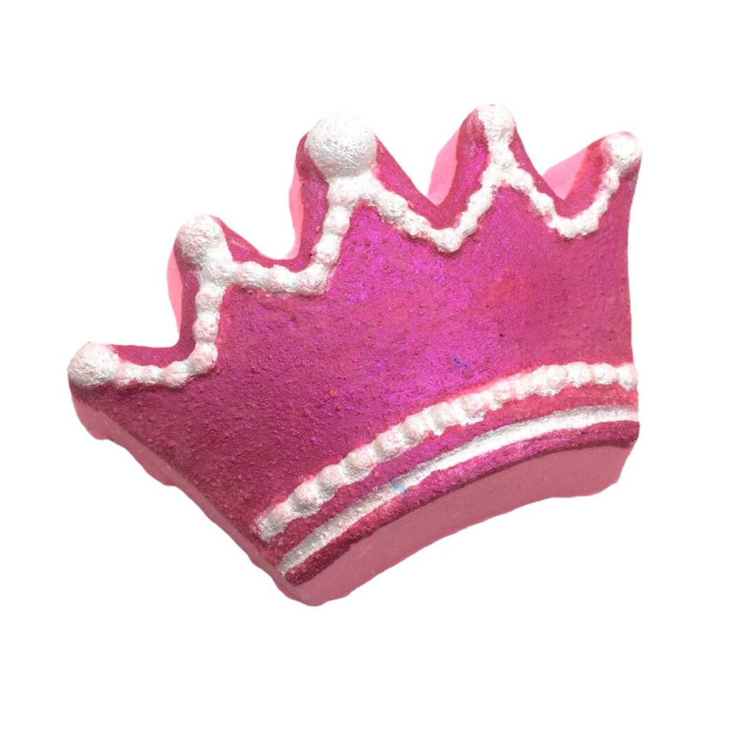 Princess Crown Bath Bomb, Princess Crown, Crown Bath Bomb, Pink Bath ...