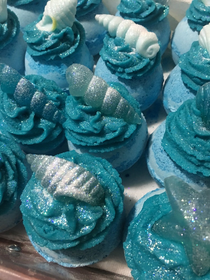 Blue Bubble Bath Bomb Blue Sea Creatures Blue Bubble Bath - Etsy