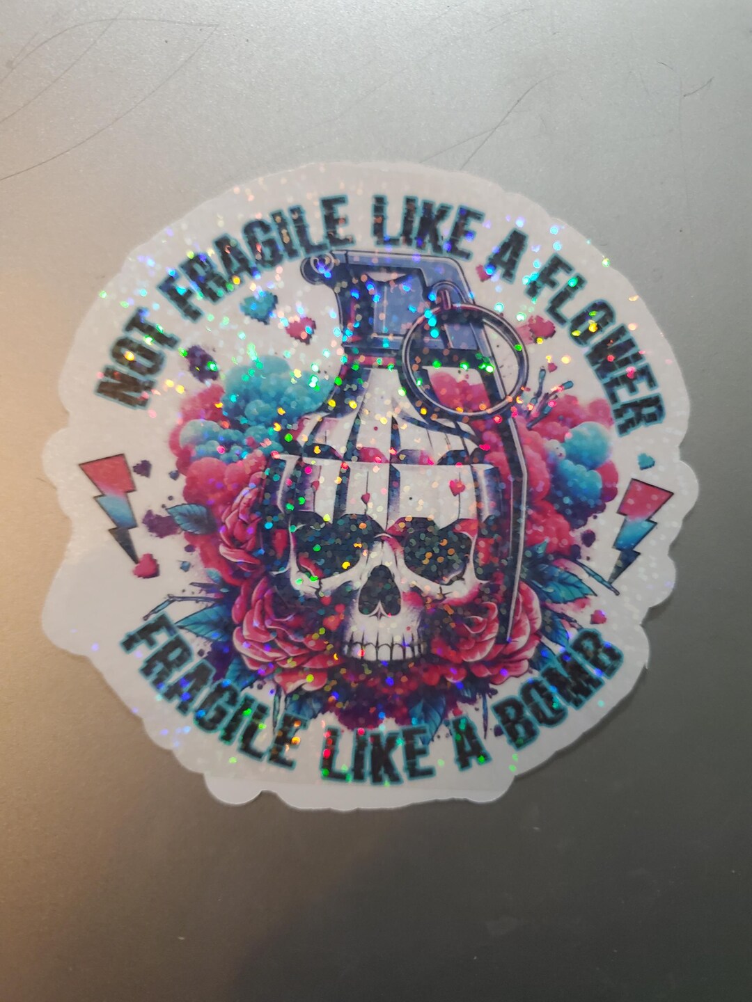 Fragile Like a Bomb Sticker - Etsy