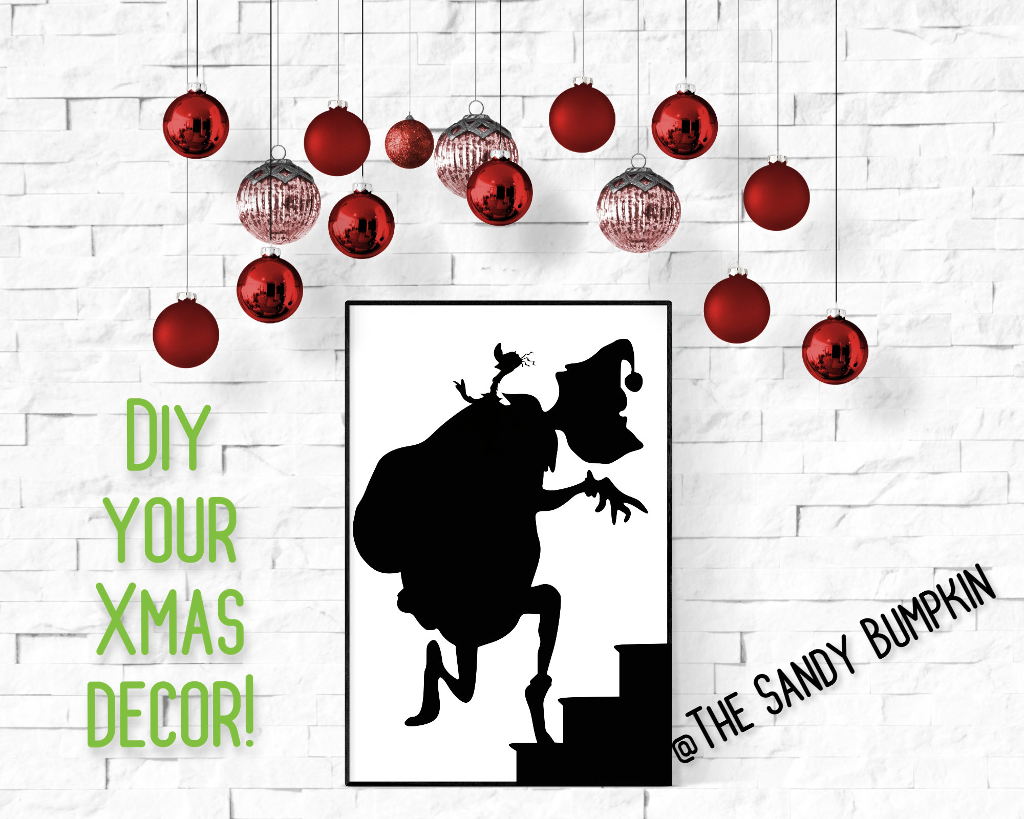 EXCLUSIVE Thief in the Night, Grinch Sneaking up Stairs, Silhouette ...