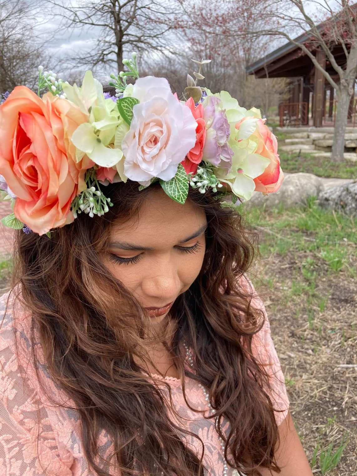 Roccoco Queen Flower Crown - Etsy