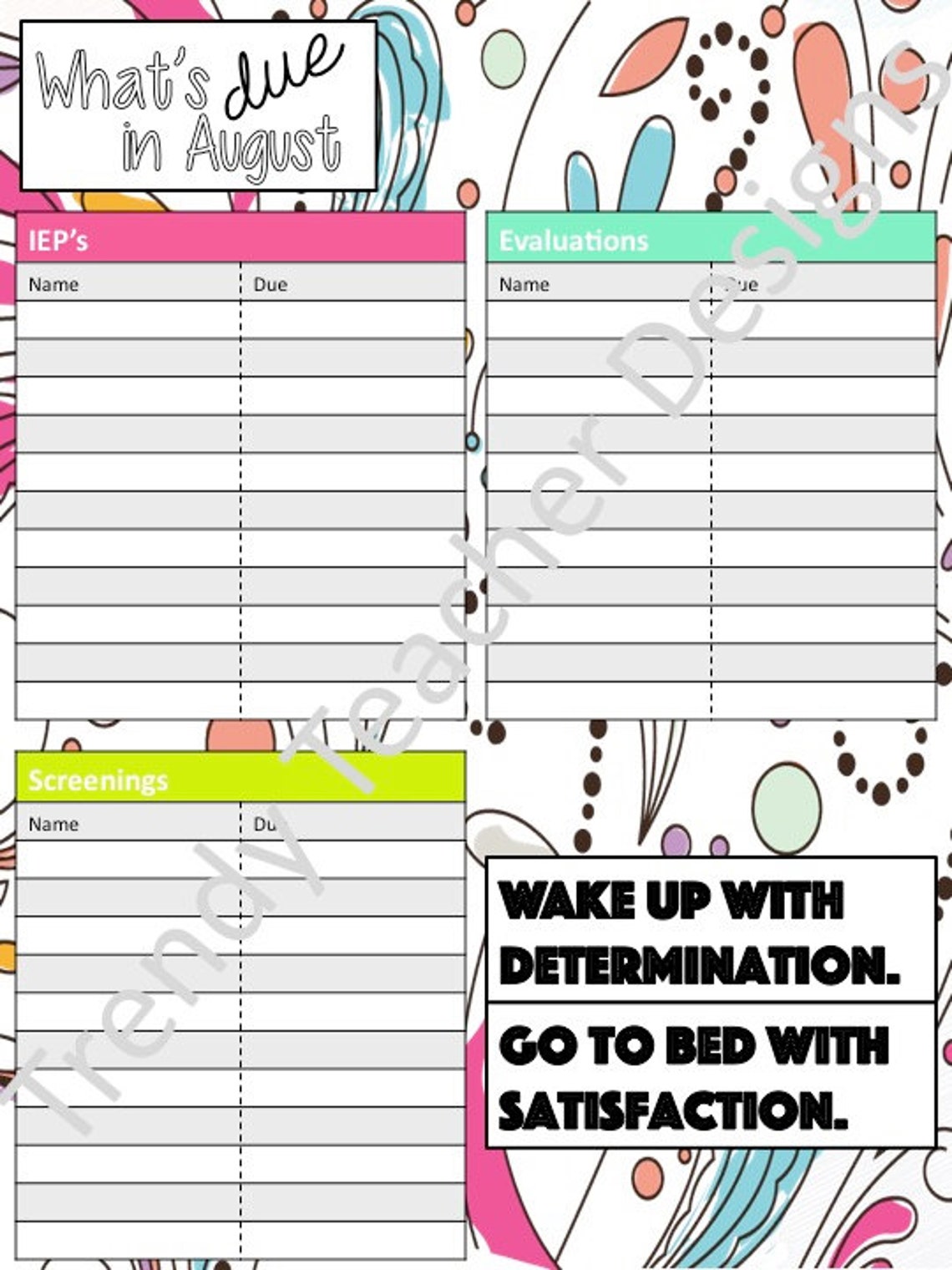 Digital Bundle - Calendar, Therapy Planner Recommended for Speech ...