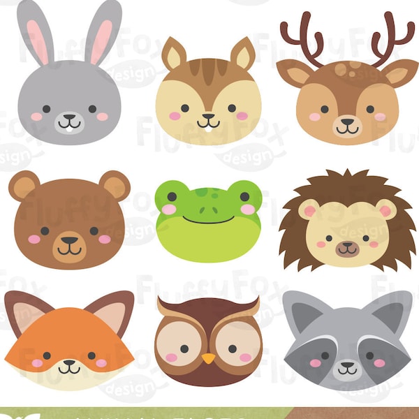 Woodland Clip Art - Etsy