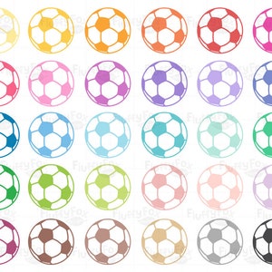 Soccer Clipart, Football Clip Art, Sport Balls Fitness Play Circle ...