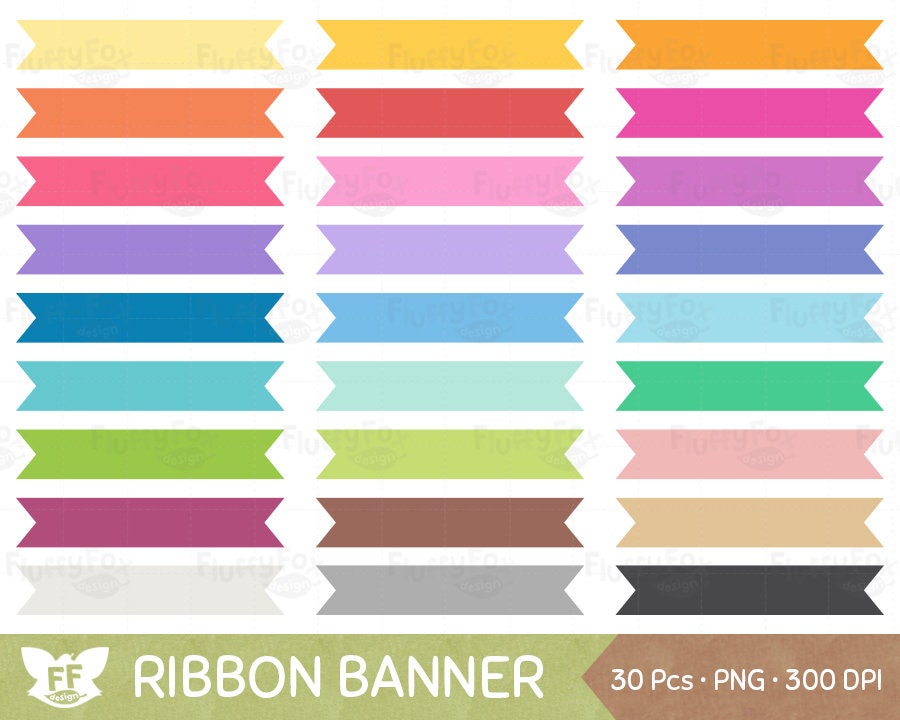 Ribbon Banner Clip Art Png