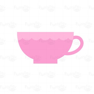 Teacup Clipart, Tea Cup Clip Art, Rainbow Morning Hot Cups Coffee Latte ...