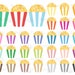 Popcorn Clipart, Pop Corn Clip Art, Cinema Movie Theater Snack Food ...