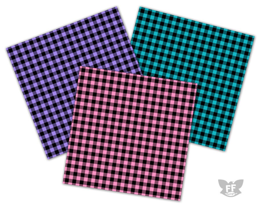 Buffalo Check Digital Paper, Seamless Pattern, Tileable Background ...