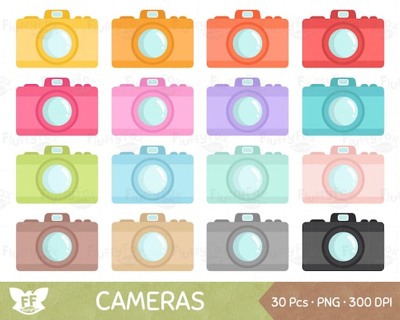 Camera Clipart Cameras Clip Art Photography Photo Film Icon | Etsy