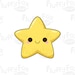 Kawaii Star Clipart, Cute Stars Clip Art, Galaxy Happy Funny Face Emoji ...