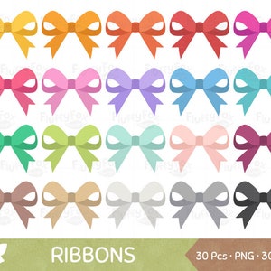 Ribbon Clipart, Bow Clip Art, Bows Ribbons Present Ornament Gift ...