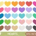 Heart Clipart, Hearts Clip Art, Valentine's Day Love Graphic Cute ...