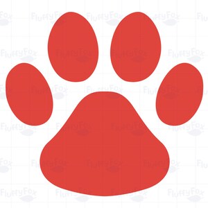 Dog Paw Prints Clipart, Pet Puppy Paws Print Clip Art Animal Icon Feet ...