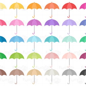 Umbrella Clipart, Umbrellas Clip Art, Parasol Rainy Day Rain Weather ...
