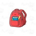 Kawaii Backpack Clipart, Cute Bag Clip Art, Education Back to School ...