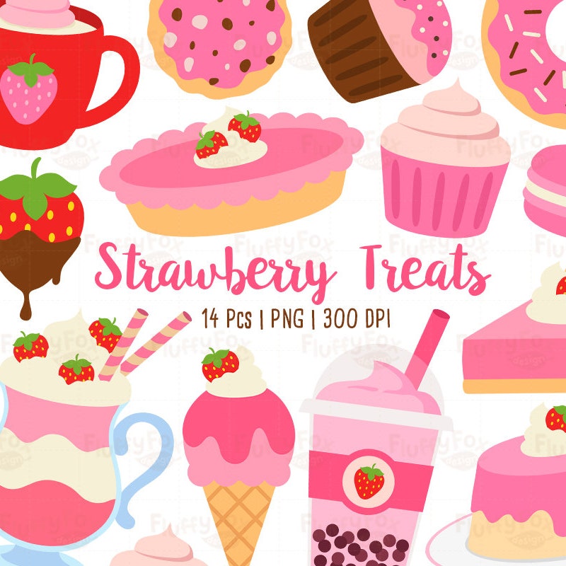 Dessert Clipart - Etsy