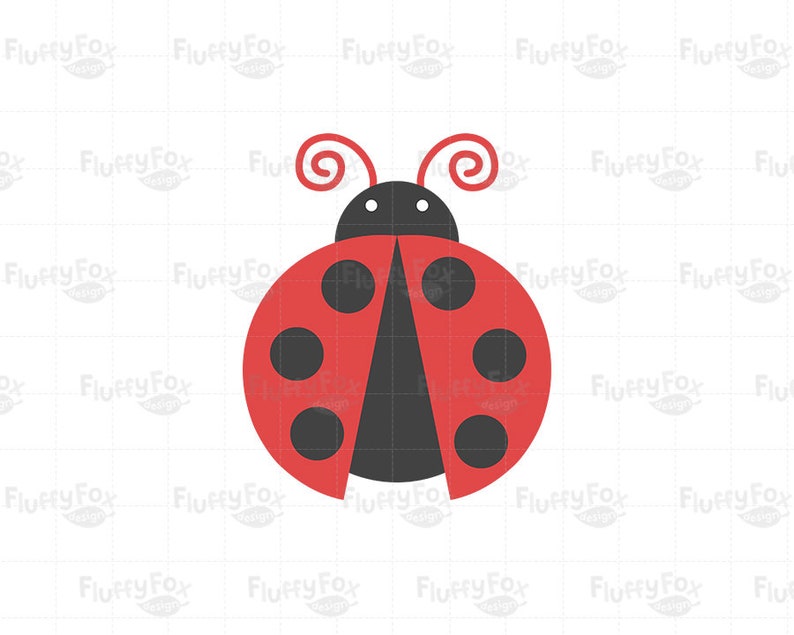 Ladybug Clipart Lady Bugs Clip Art Ladybugs Insect Cartoon - Etsy