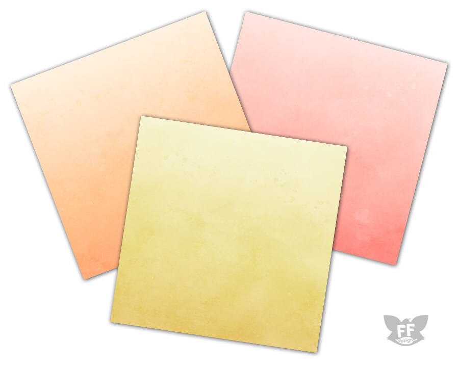 Ombre Watercolor Digital Paper Soft Color Pastel Calm Painted | Etsy