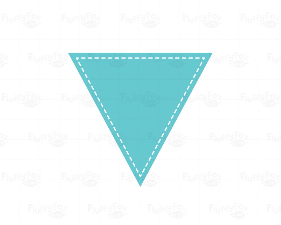 Stitched Triangle Flags Clipart Flag Banners Clip Art - Etsy Canada