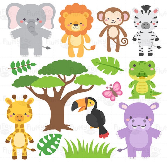Wildlife Animals Clipart Image