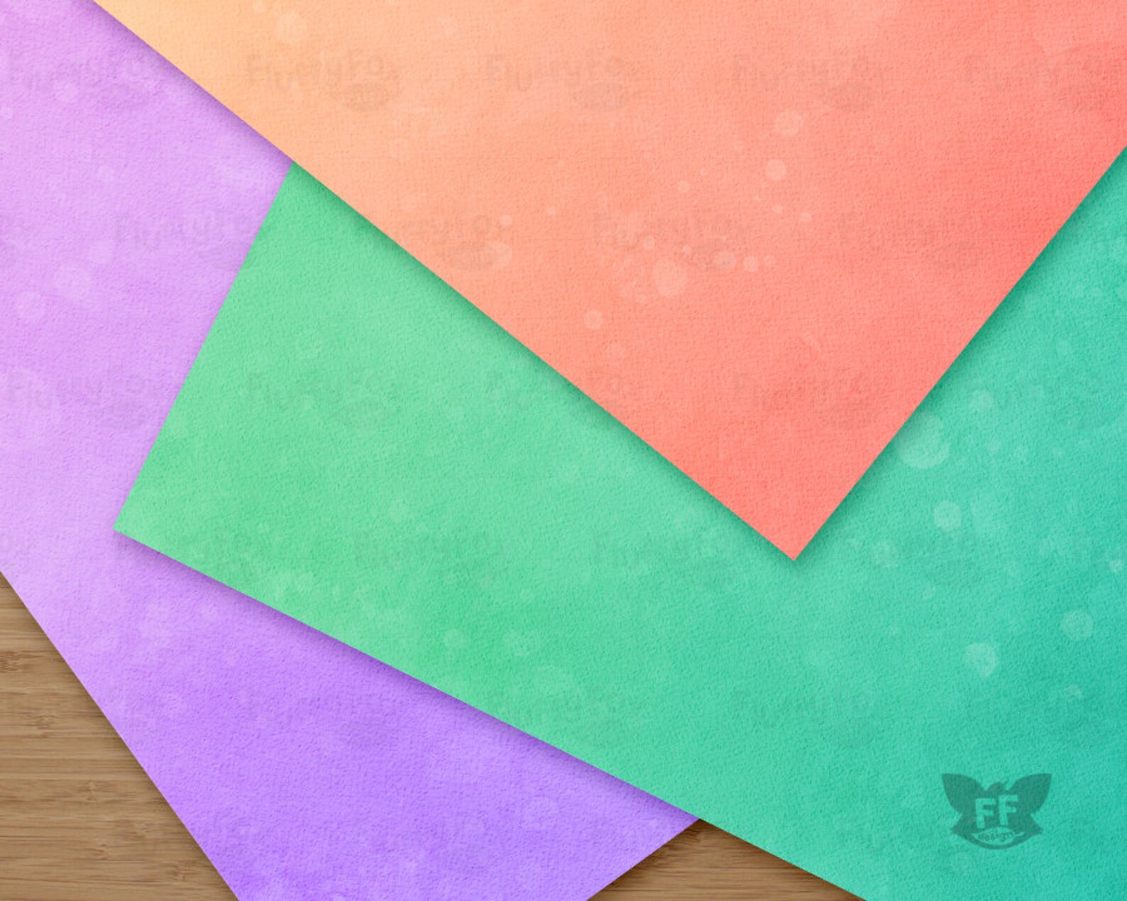 Ombre Watercolor Digital Paper Soft Color Pastel Calm Painted - Etsy