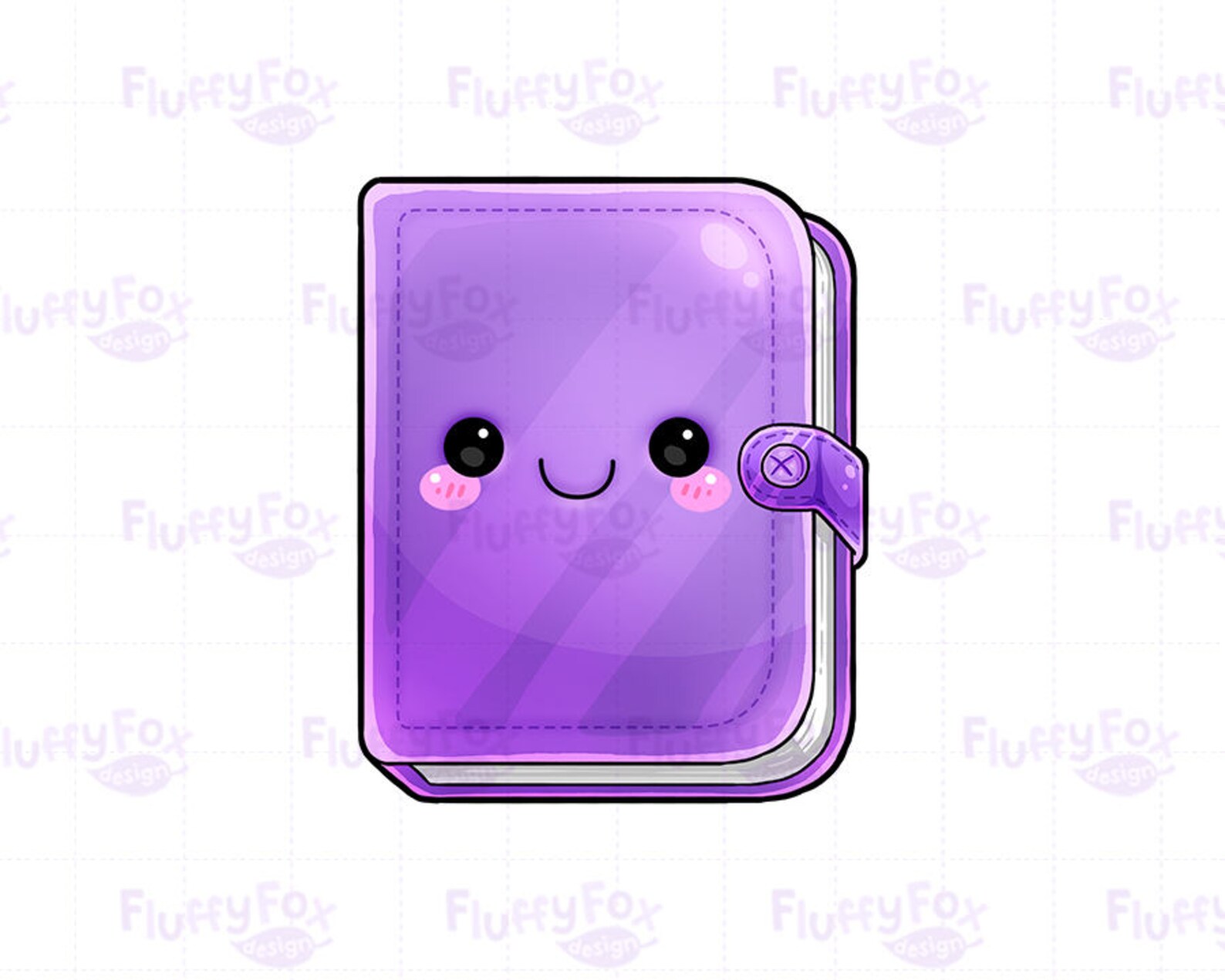 Kawaii Planner Clipart, Cute Diary Clip Art, Daily Journal Writing ...