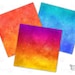 Vivid Ombre Watercolor Digital Paper, Bright Color Rainbow Painted ...