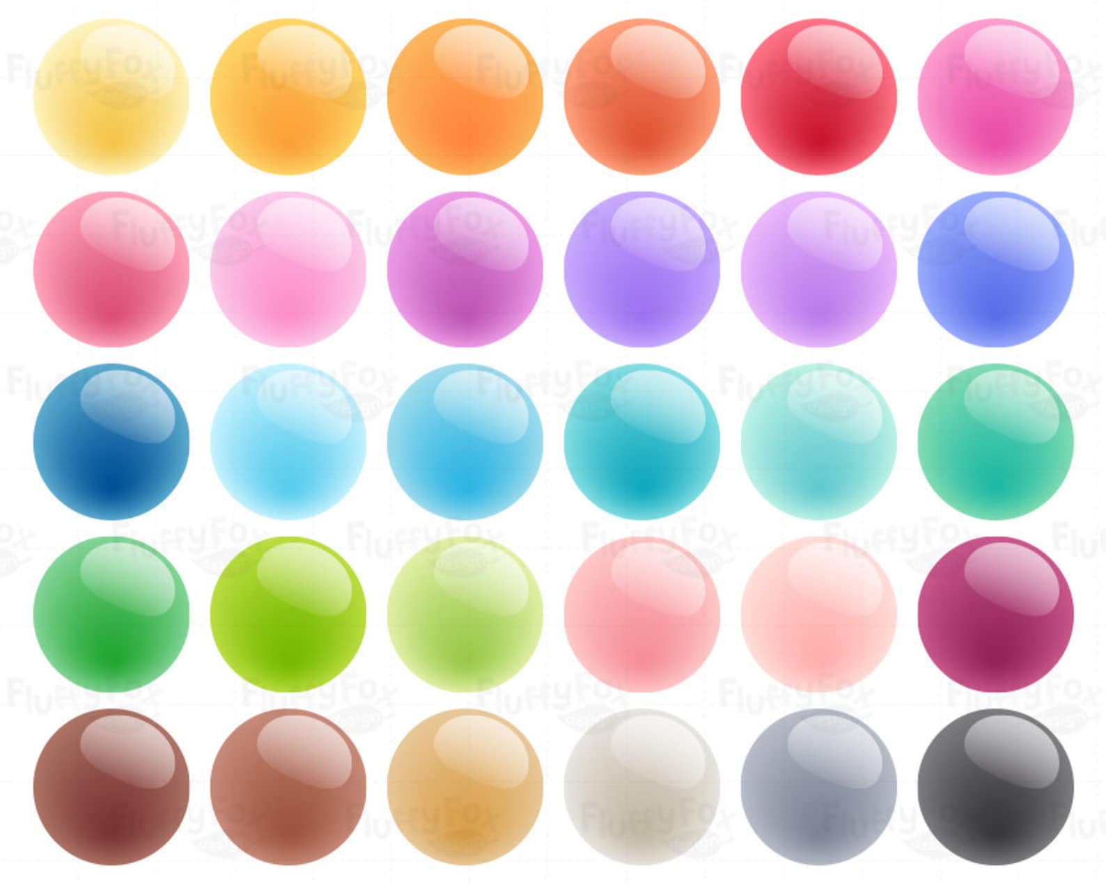 Bubbles Clipart Soap Bubble Clip Art Rainbow Orb Balls | Etsy