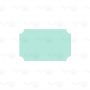 Rectangle Label Clipart, Frame Clip Art, Cute Blank Box Coupon Tag ...