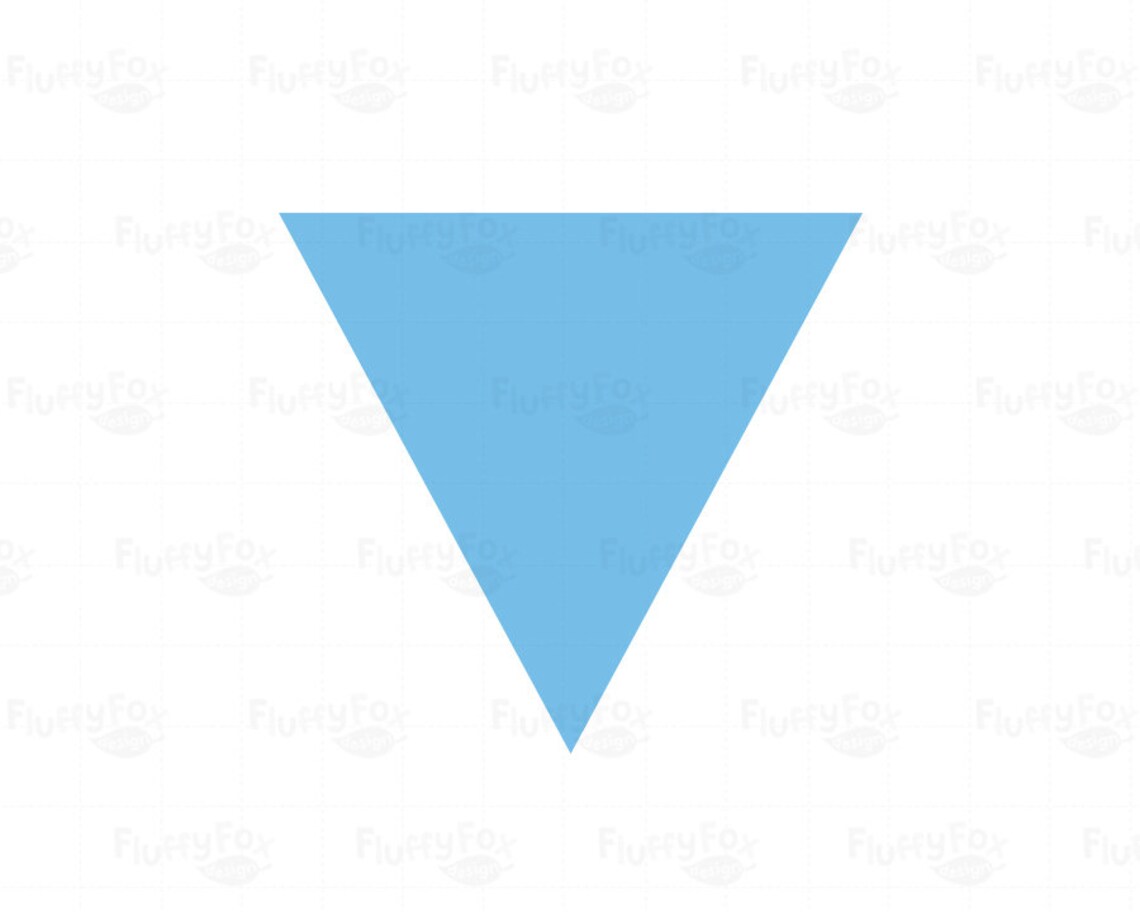 Triangle Bunting Flag Clipart Flags Banners Clip Art Pennant | Etsy