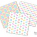 Pastel Rainbow Digital Paper, Soft Color Seamless Pattern, Colorful ...