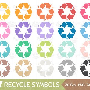 Recycle Symbol Clipart, Recycling Clip Art, Eco Environment Cleaning ...