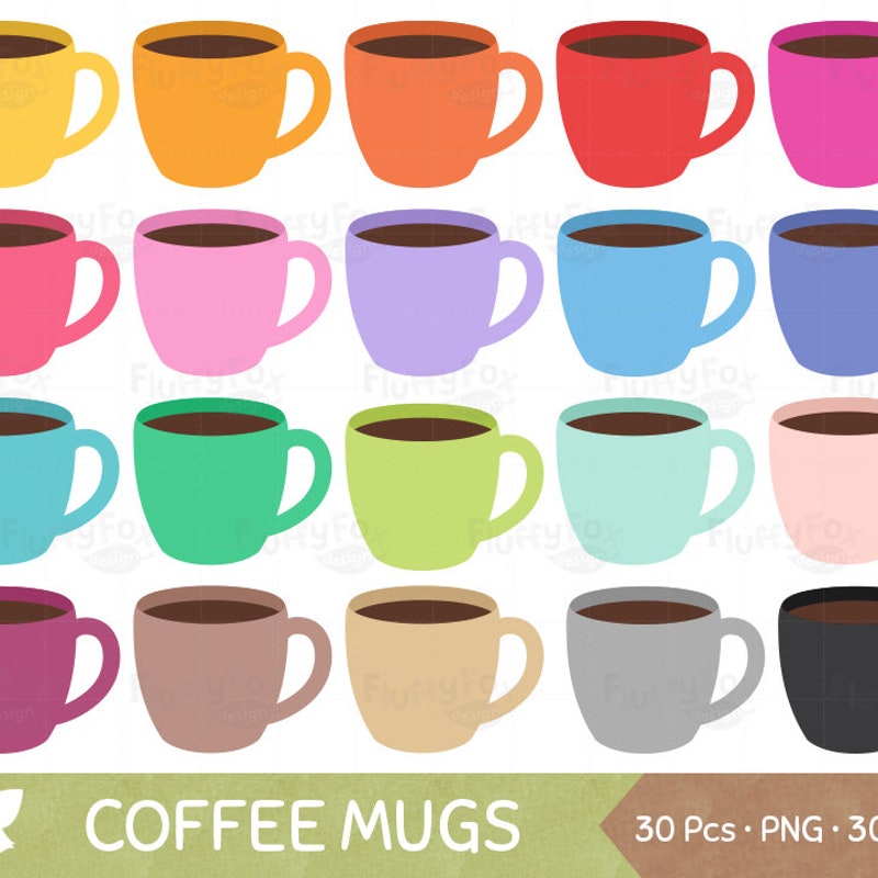 Coffee Clip Art - Etsy