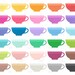 Teacup Clipart, Tea Cup Clip Art, Rainbow Morning Hot Cups Coffee Latte ...