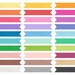 Ribbon Banner Clipart, Label Clip Art, Ribbons Cliparts, Rainbow Party ...