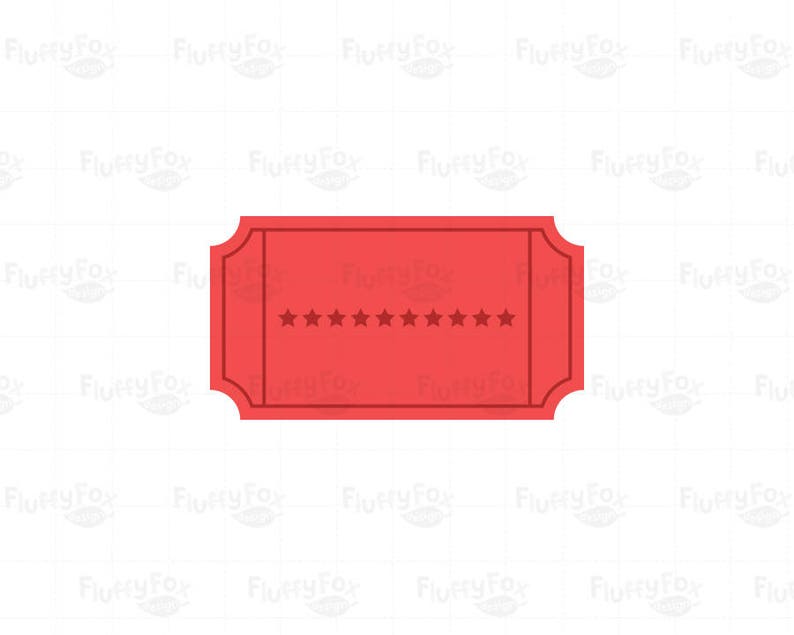 Blank Ticket Clipart Coupon Discount Reward Sale Voucher - Etsy UK