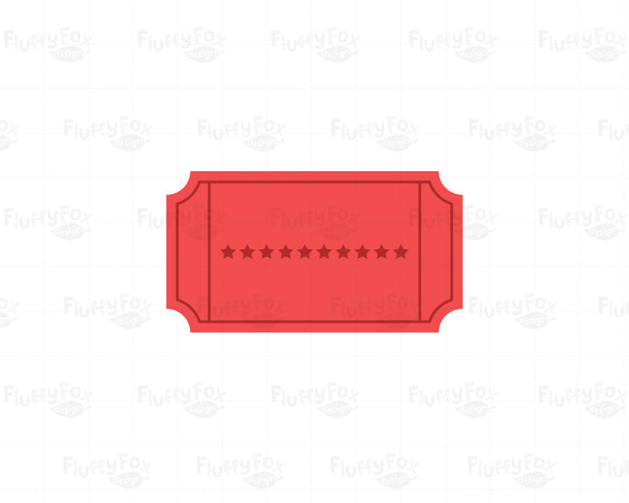 Blank Ticket Clipart Coupon Discount Reward Sale Voucher - Etsy