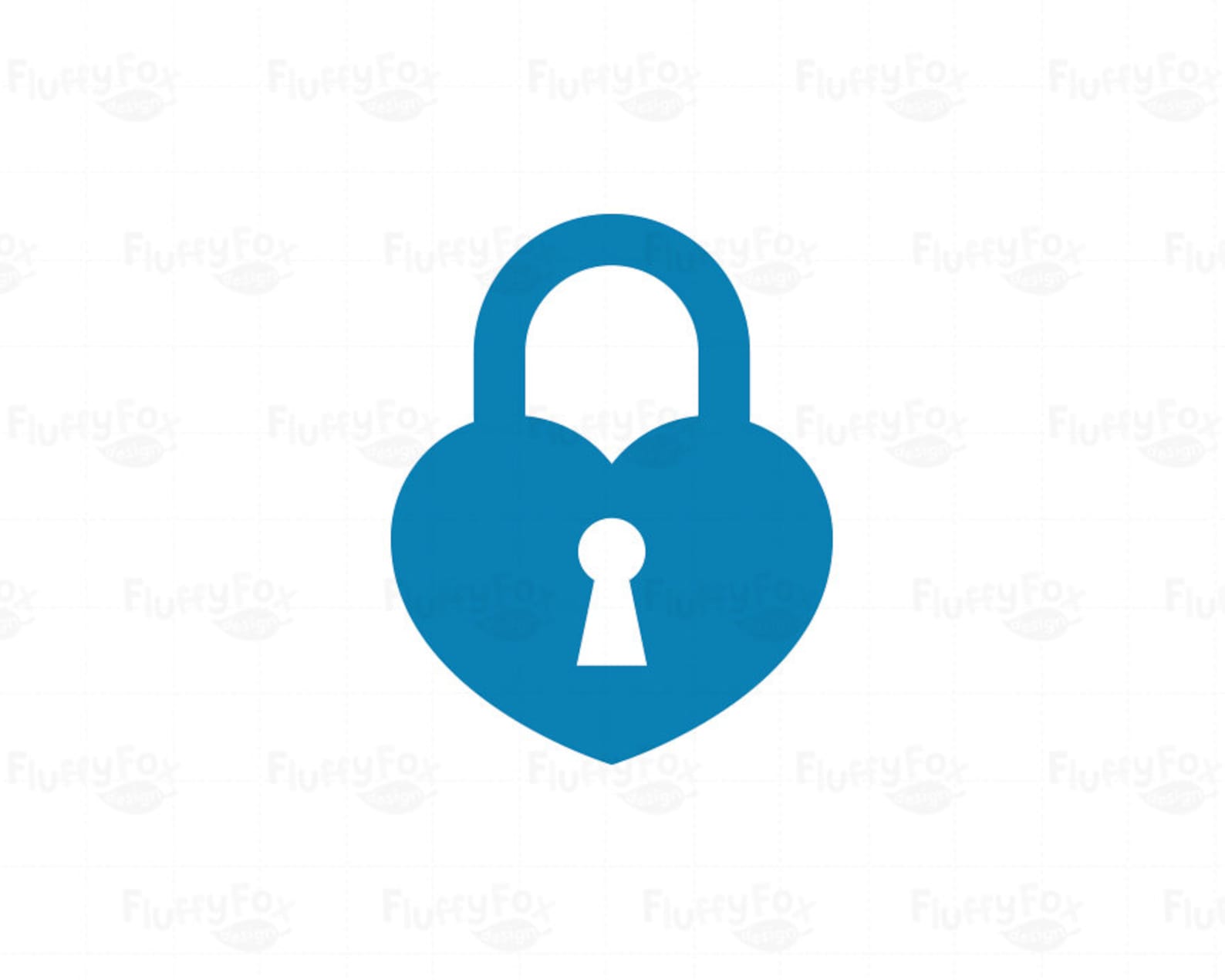 Heart Padlock Clipart Padlocks Clip Art Love Cute Colorful | Etsy