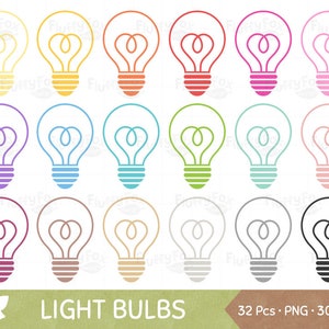 Light Bulb Clipart, Lamp Bulbs Clip Art, Electricity Electric Household ...