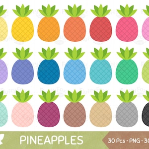 Pineapple Clipart, Pineapples Clip Art, Fruit Cartoon Food Tropical ...