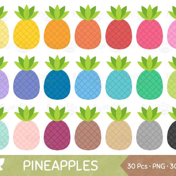 Pineapple Clip Art - Etsy