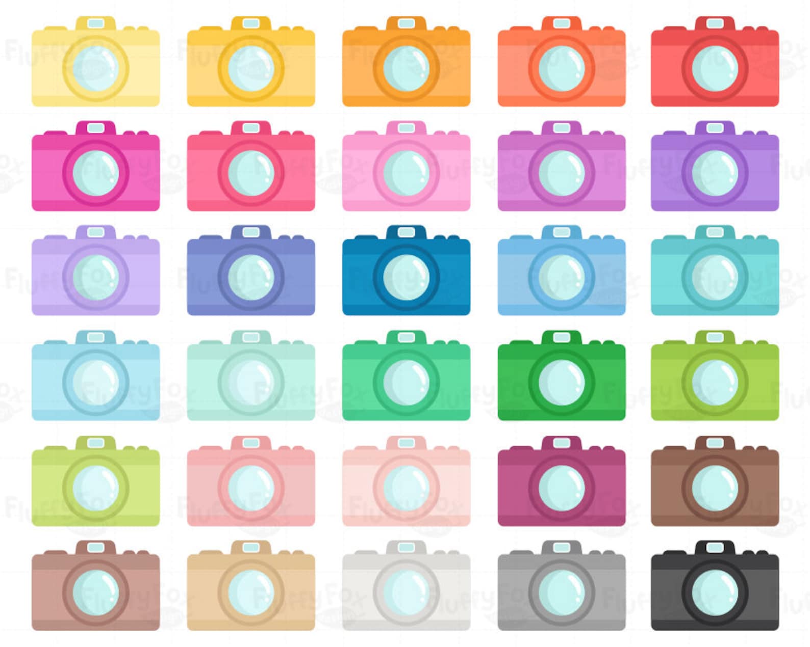 Camera Clipart, Cameras Clip Art, Photography Photo Film Icon Graphic ...